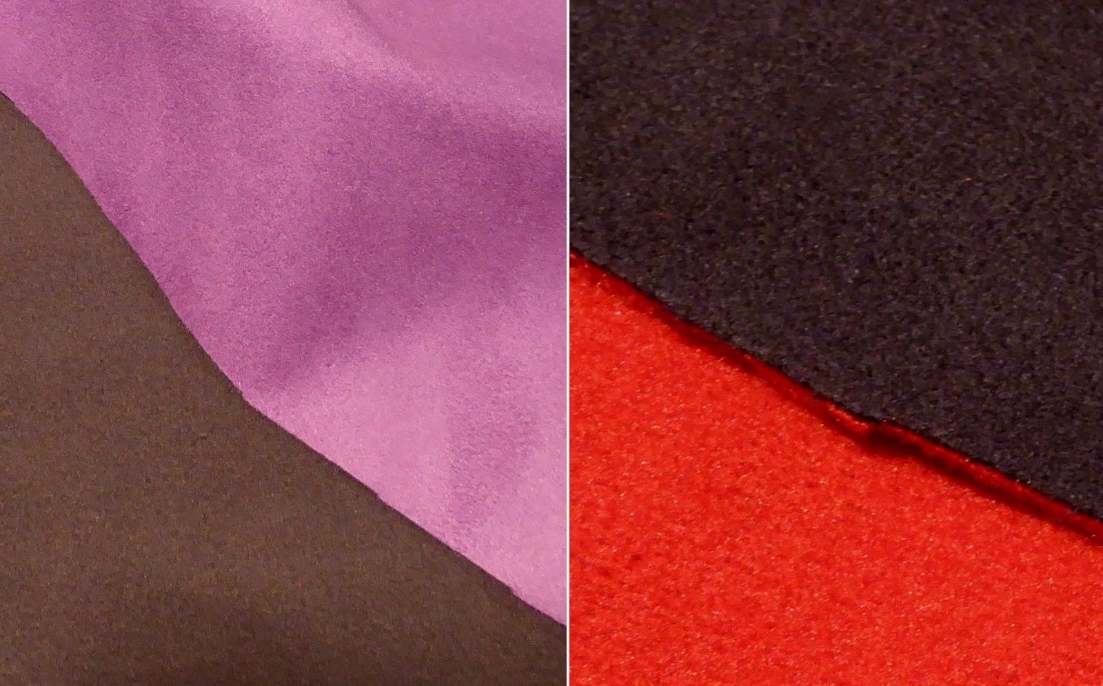 Double-Face Fabric!! Microsuede on Microfleece - in 2 Colorways ...