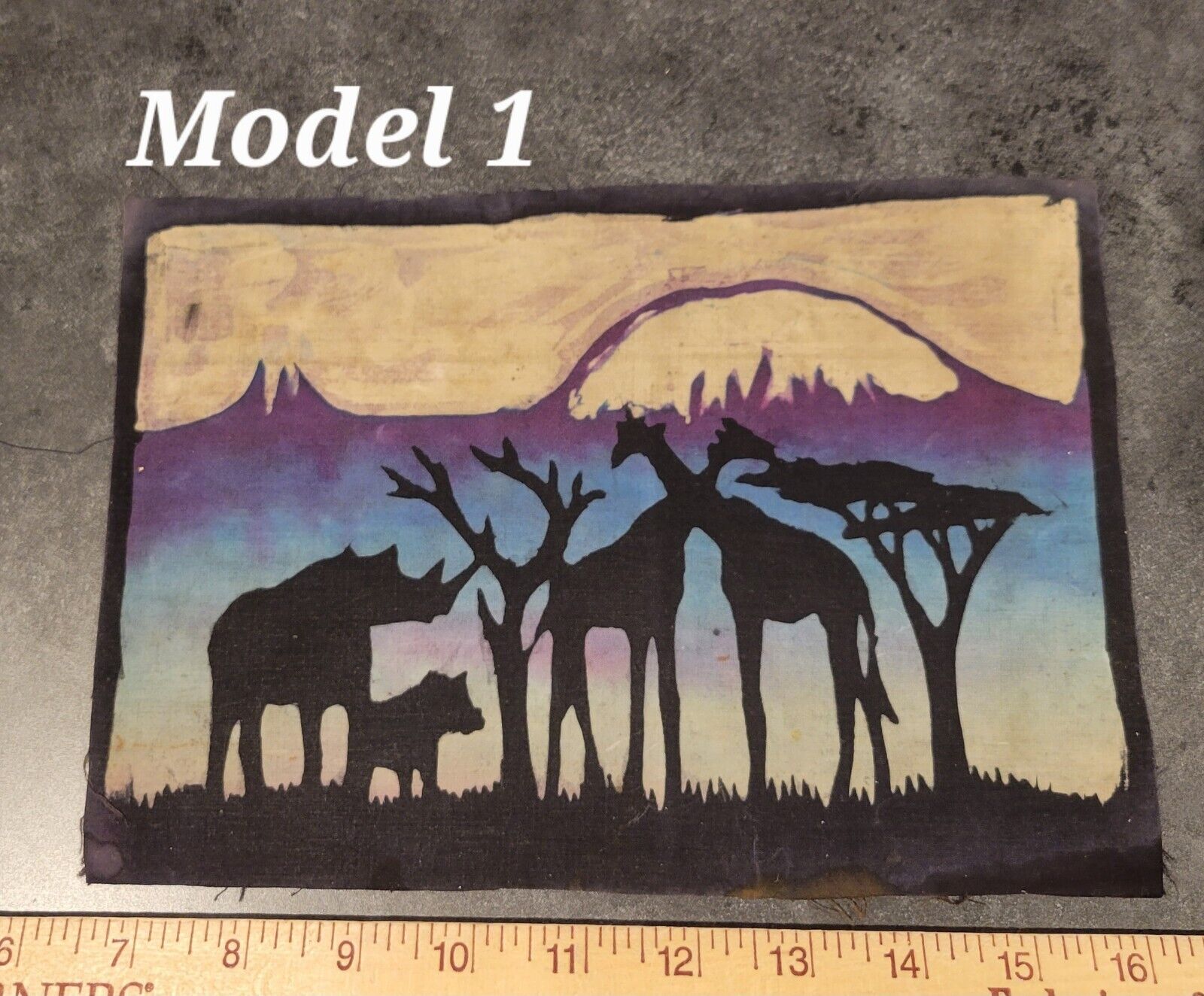 Small African Batiks! STUNNING! HANDMADE! Exquisite - Landscape, People ...