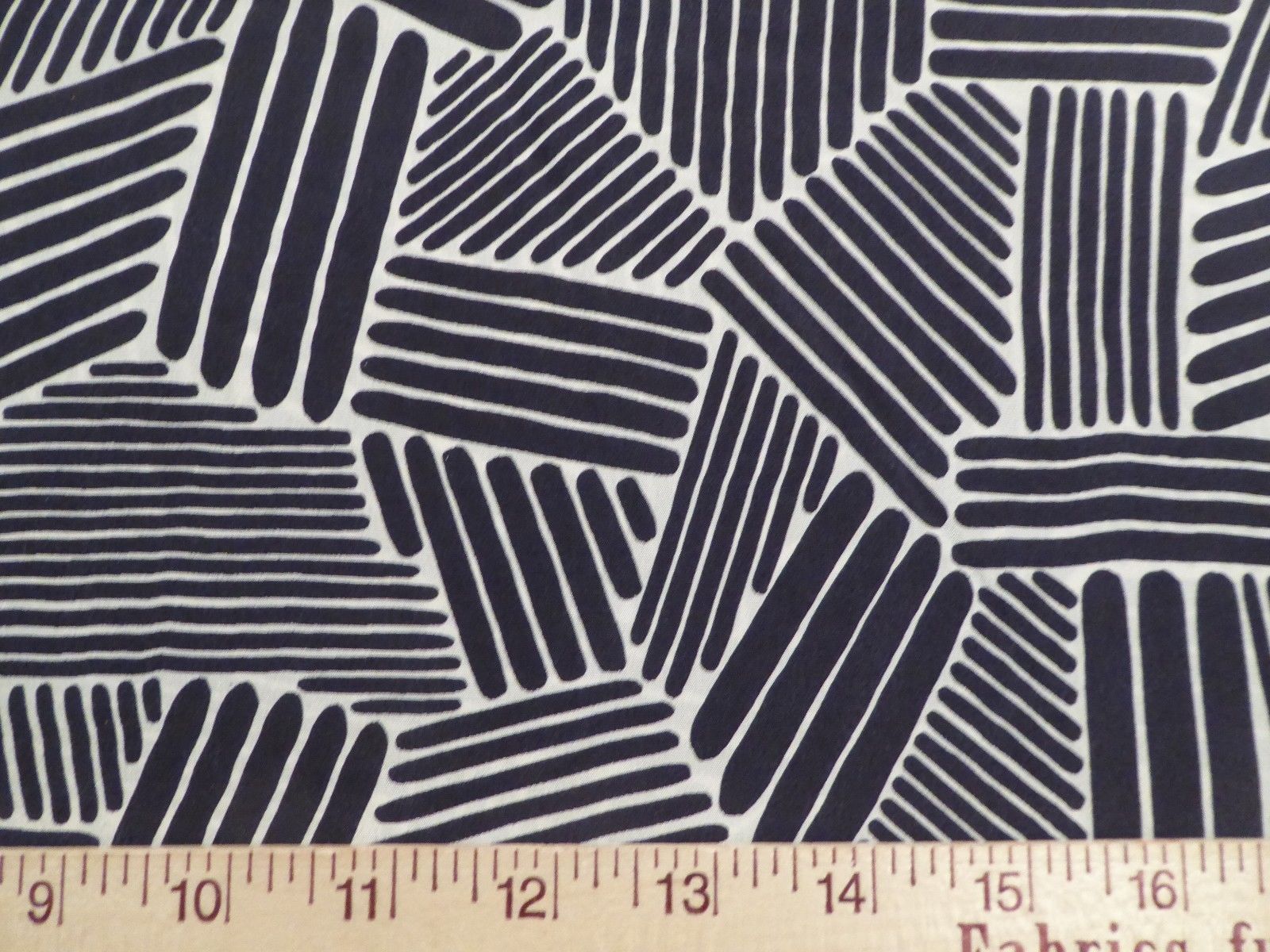 Black and Ivory Silk Chiffon with Hash Marks Print - Also in Camel ...