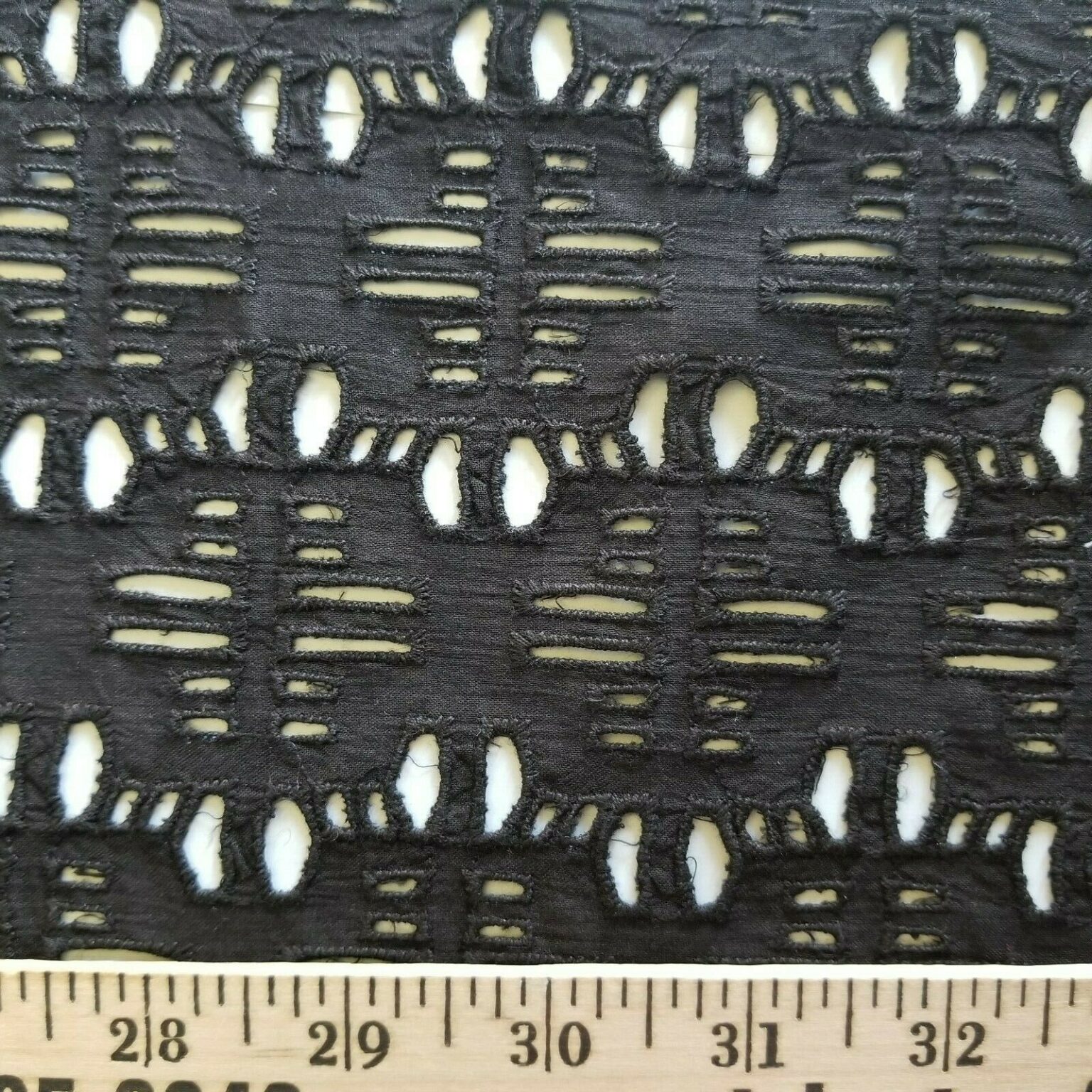 Black Cut-Work Cotton/Linen - Excellent for Gorgeous Summer Wear ...