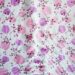 White Light Japanese Cotton Duck Cloth w/ Lavender & Pink Shapes ...
