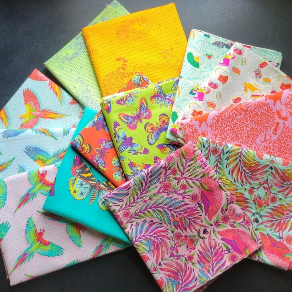 Tula Pink "Curiouser" and "Day Dreamer" 1 YARD Bundles - 13 Different ...